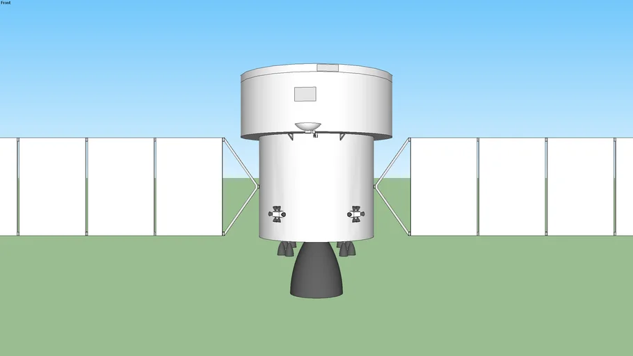 Courier CSM Type-02 P Service Module | 3D Warehouse