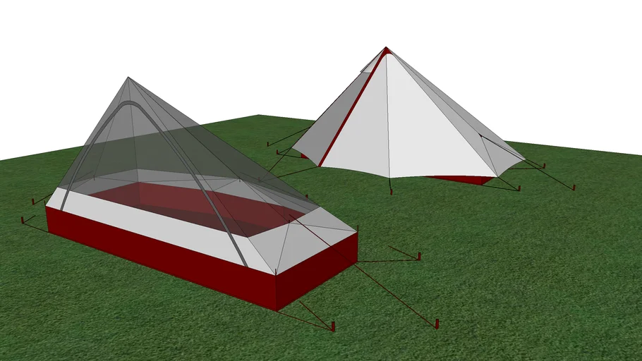 Tarp Tent Luna Storm | 3D Warehouse