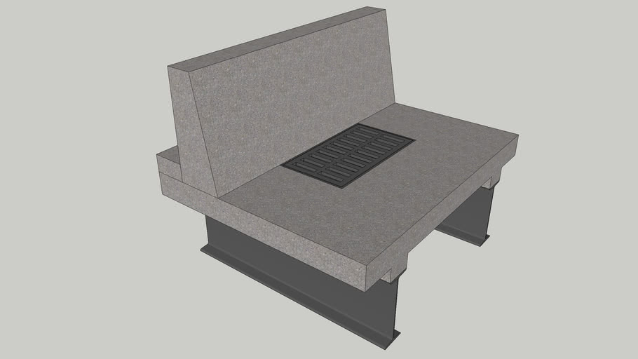 Inline Scupper at Barrier | 3D Warehouse