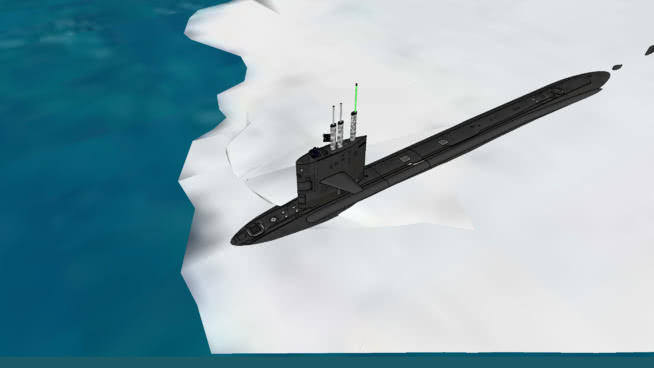 USS BATFISH SSN-681 surfaced | 3D Warehouse