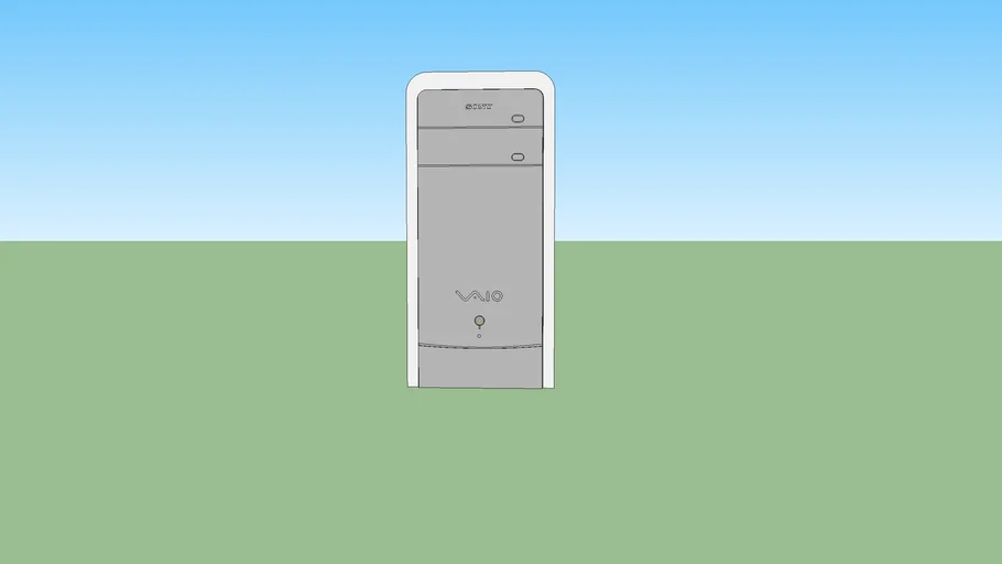 Sony (VAIO PCV-2242) desktop computer tower | 3D Warehouse
