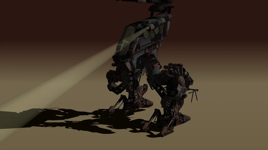 MW-3L-1 Mini Walker Mech | 3D Warehouse