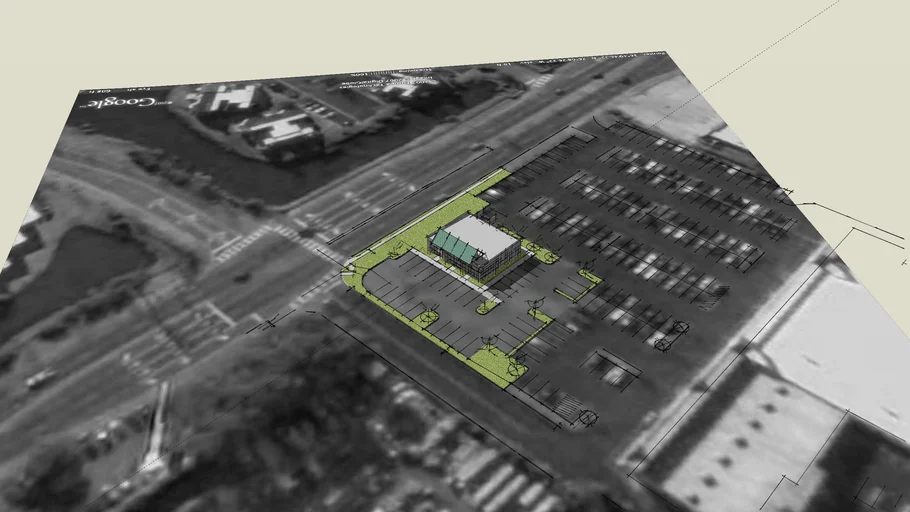 Baxter Road 3k Retail Building | 3D Warehouse