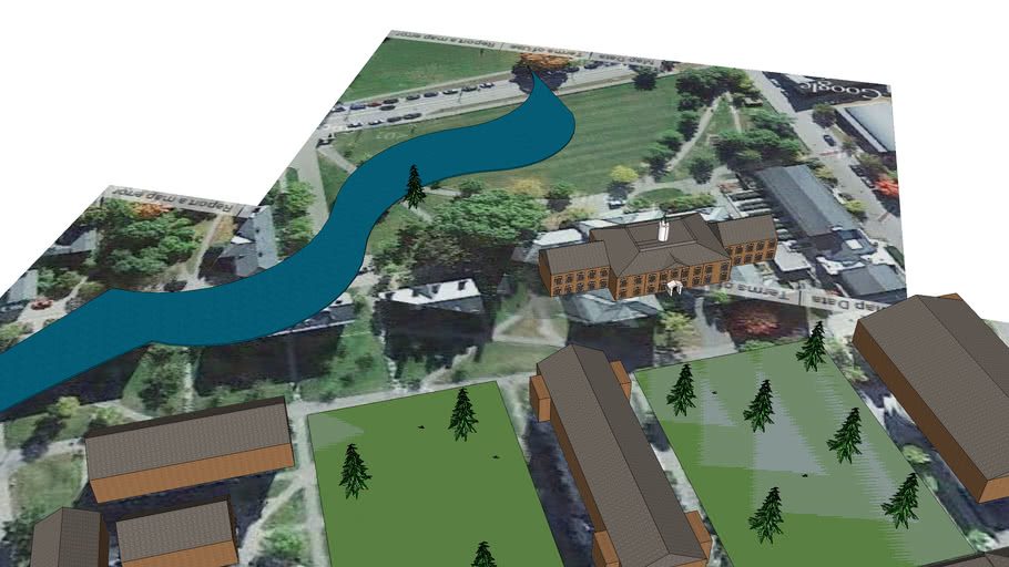 The Devon School from a Seperate Peace | 3D Warehouse