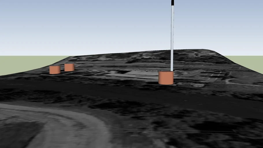 Casula Powerhouse smokestack & tanks | 3D Warehouse