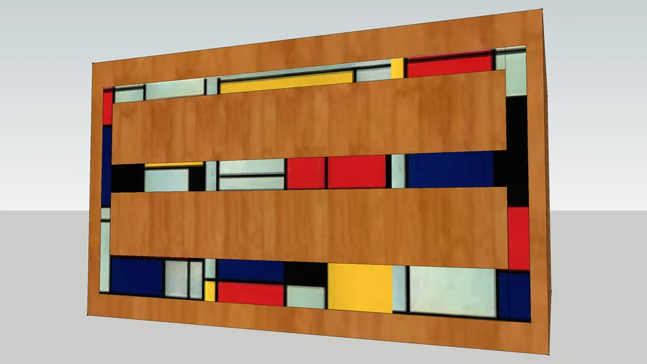 De stijl Small scale storage | 3D Warehouse
