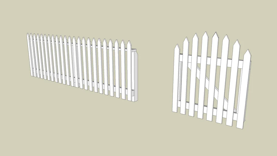 Picket Fence - Profile Builder | 3D Warehouse