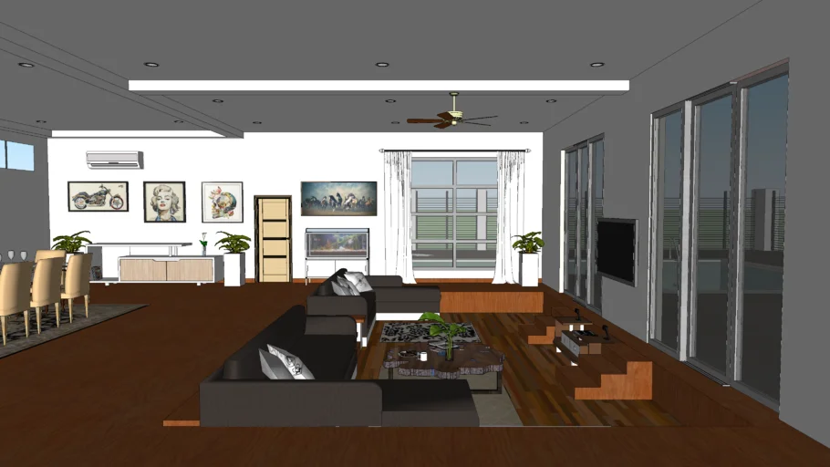 Modern interior design | 3D Warehouse