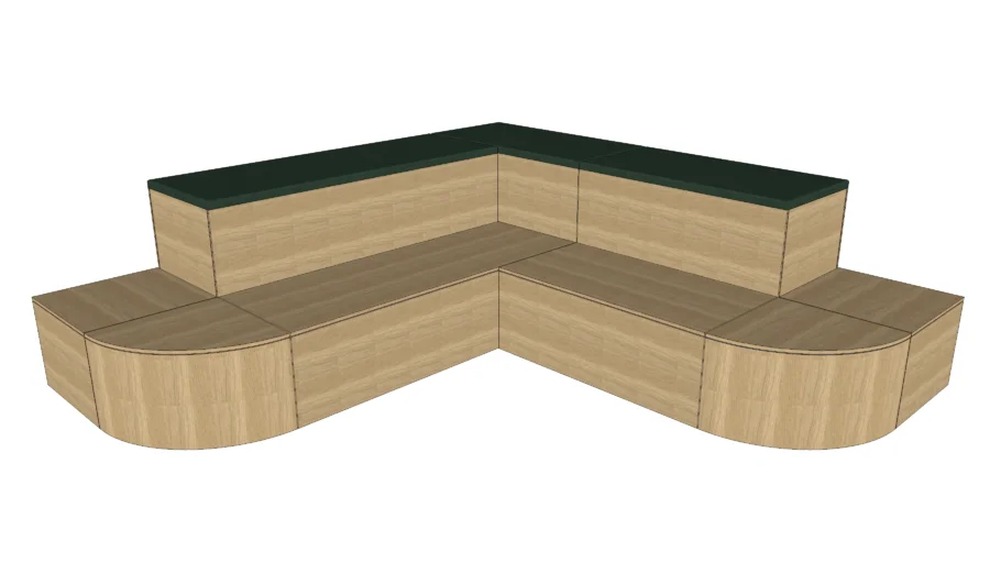 Blox Tiered Seating - TIR 04 by Icons of Denmark | 3D Warehouse