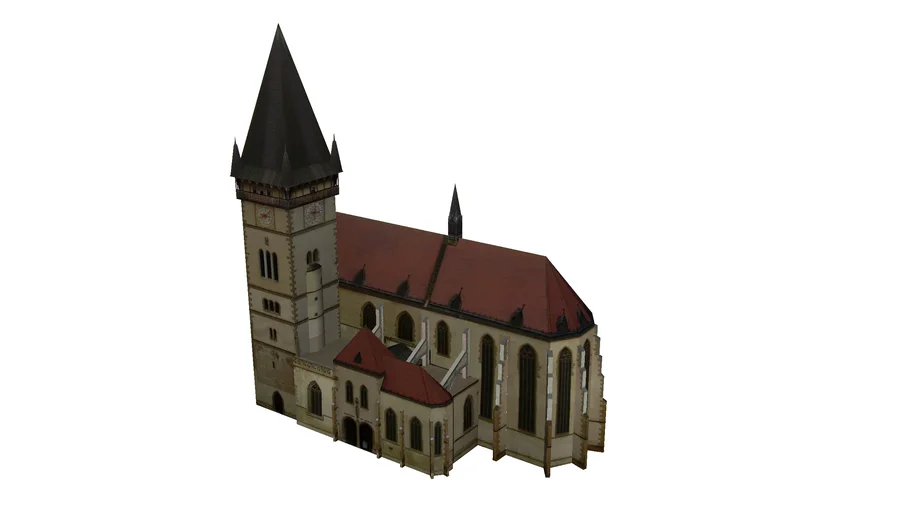 Egidius, the tribune church of Bardejov | 3D Warehouse