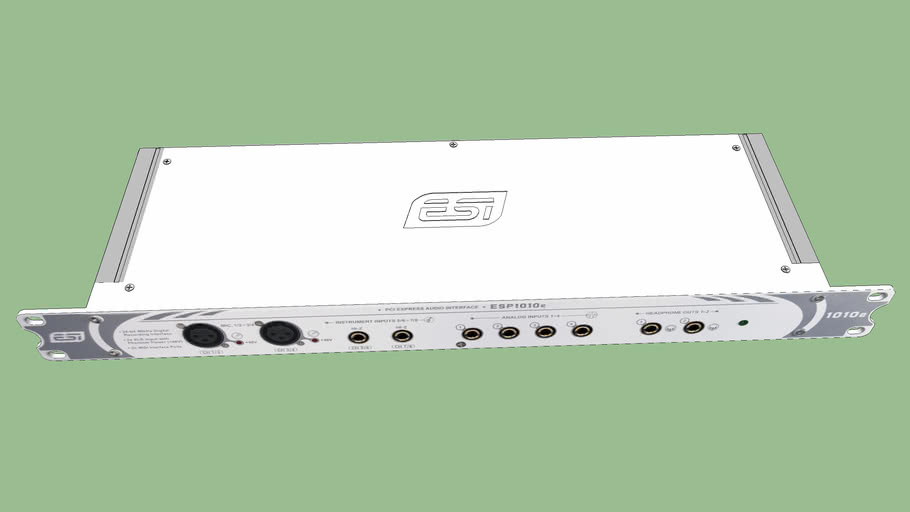ESI 1010e Audio Interface | 3D Warehouse