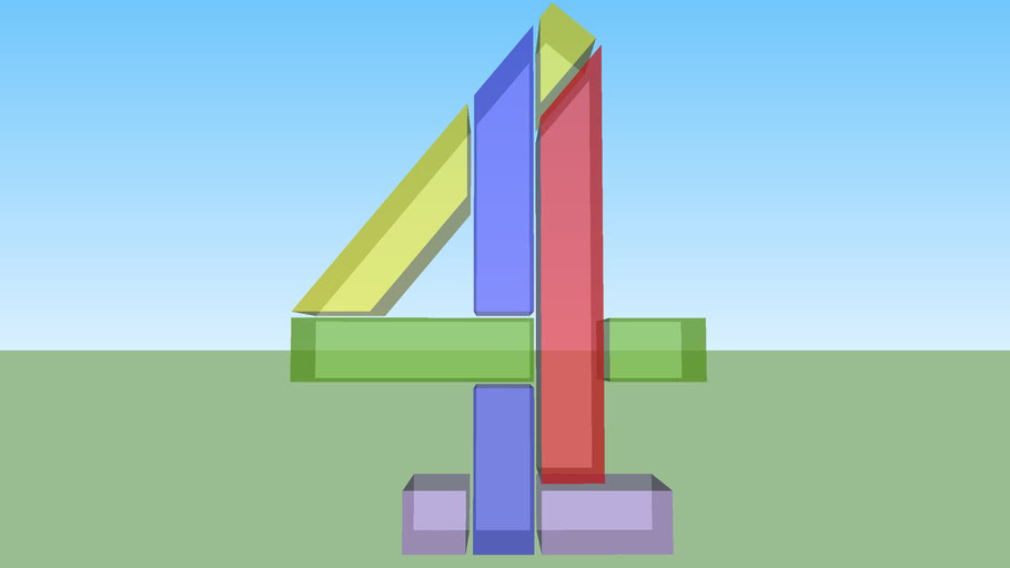 Channel 4 Blocks Logo | 3D Warehouse