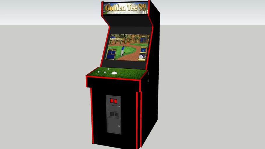 Golden Tee '99 arcade game | 3D Warehouse