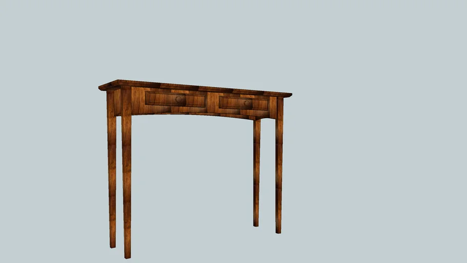Rustic Wood table | 3D Warehouse