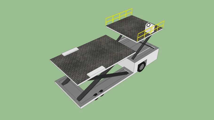 Airport Cargo Lift Up Position | 3D Warehouse