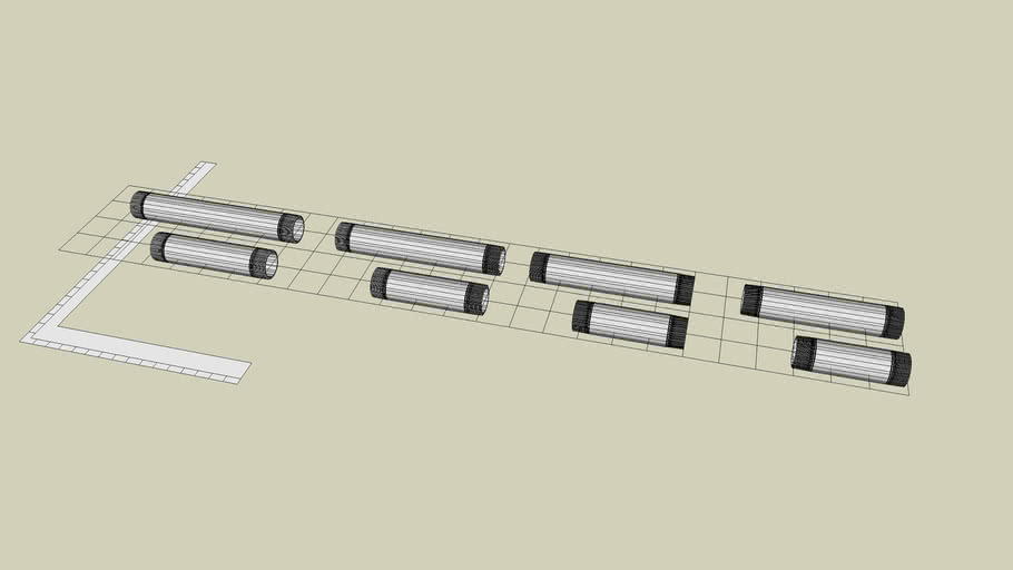 1-1/2 inch Steel Sch 40 Nipple NPT Fittings Part B | 3D Warehouse