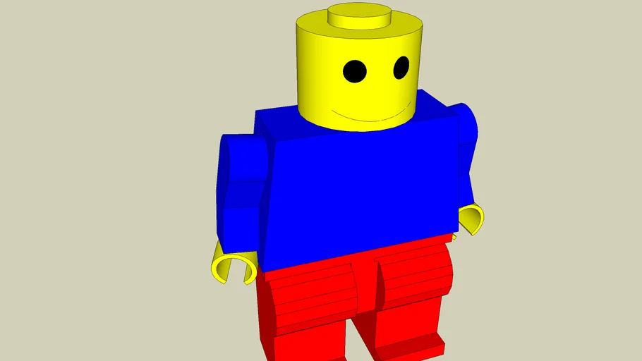 Lego Man | 3D Warehouse