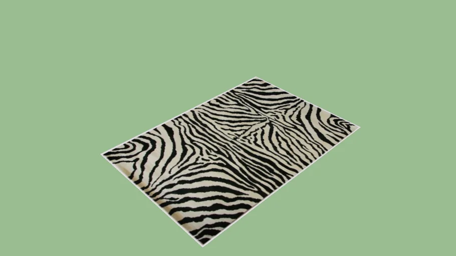 Zebra Rug | 3D Warehouse