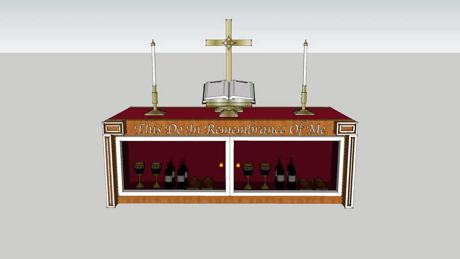 Communion Table | 3D Warehouse