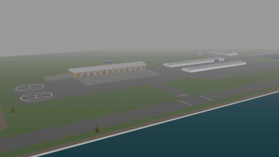 Steinete Bukt Island Airport LSBA (2015F]) | 3D Warehouse