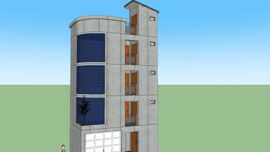 Small PLot House #3 | 3D Warehouse