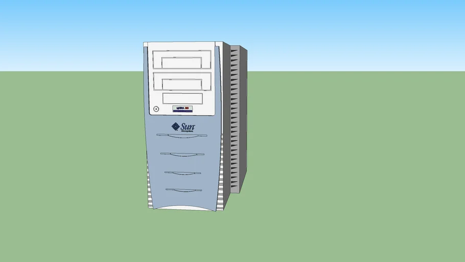 Sun Microsystems Ultra 80 workstation computer | 3D Warehouse