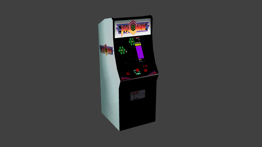 Bosconian - Arcade Cabinet Game (1981) | 3D Warehouse