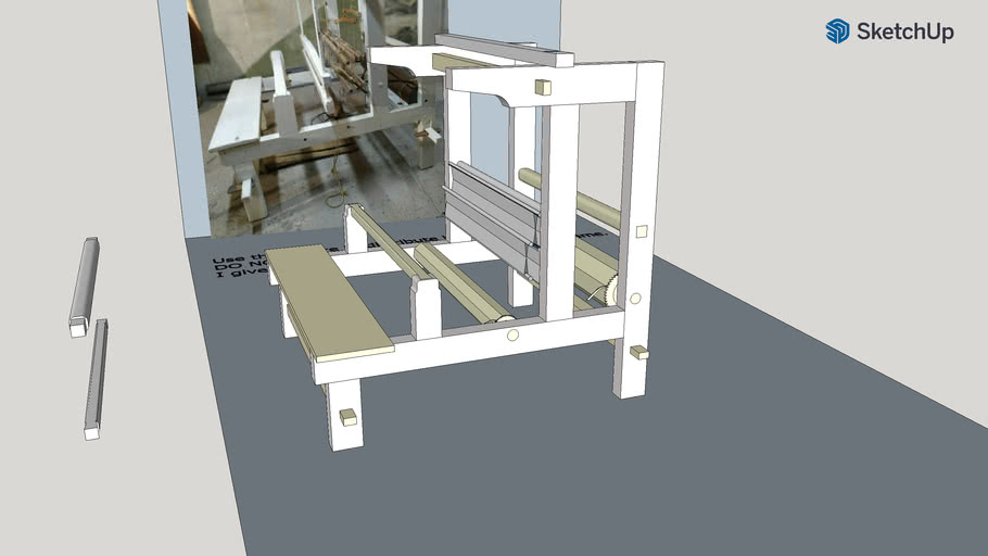 Barn Loom, white | 3D Warehouse