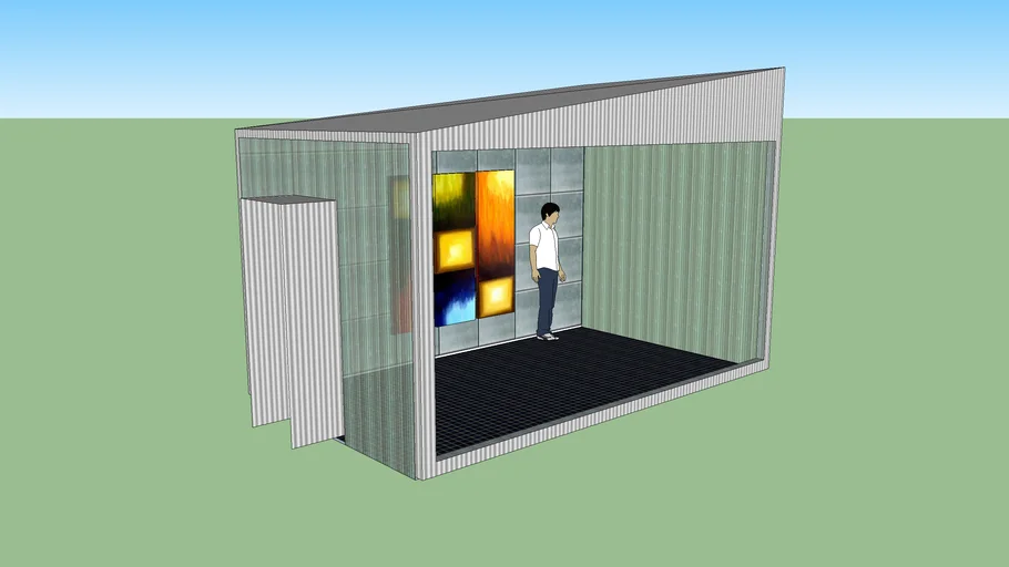 A Modern Modular Art Gallery | 3D Warehouse