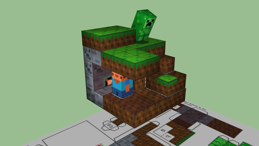 MINECRAFT (PLANO PARA ARMAR) | 3D Warehouse