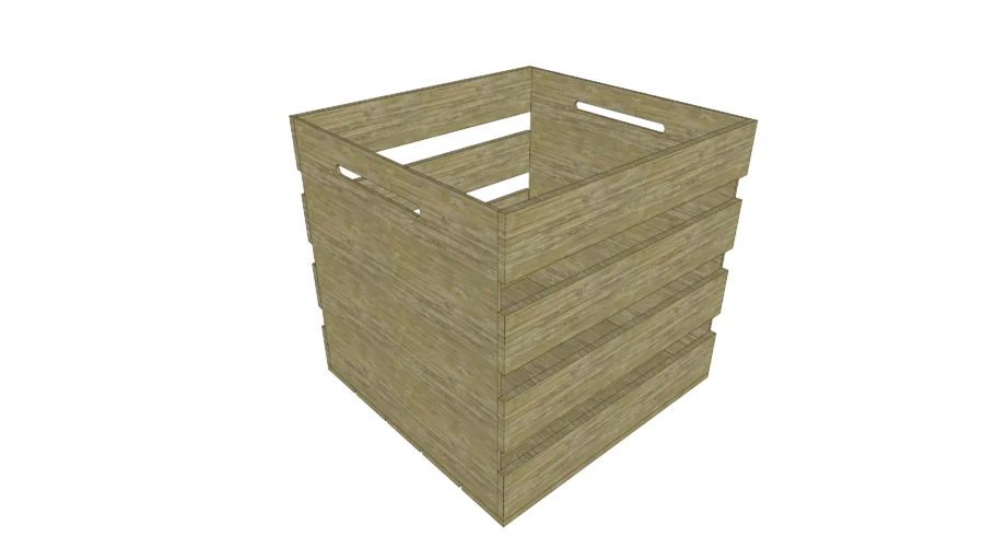 Wooden crate | 3D Warehouse