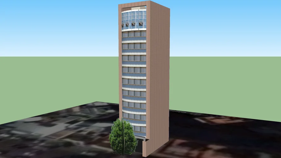 Edificio de departamentos en Plaza Paso, La Plata, Argentina | 3D Warehouse