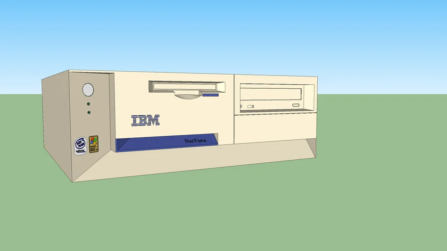 IBM NetVista A22p computer (white) | 3D Warehouse