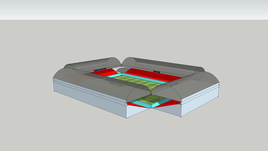 1 tier multi use stadium Winners Cup Stadium ] | 3D Warehouse