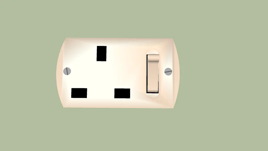Old Style UK Socket | 3D Warehouse