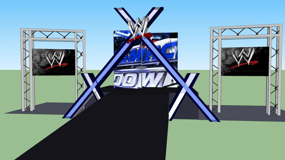 WWE Smack down house show stage-2012 | 3D Warehouse