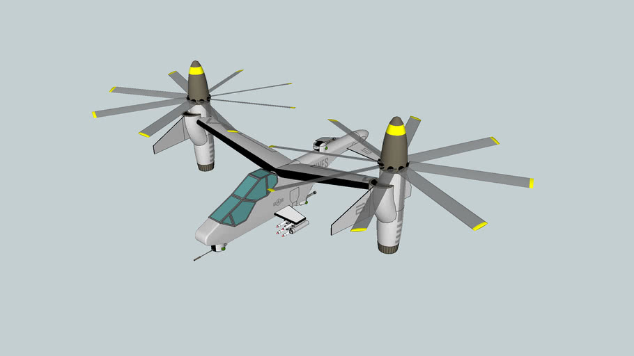 AV-3B Hummingbird (Vertical flight mode) | 3D Warehouse