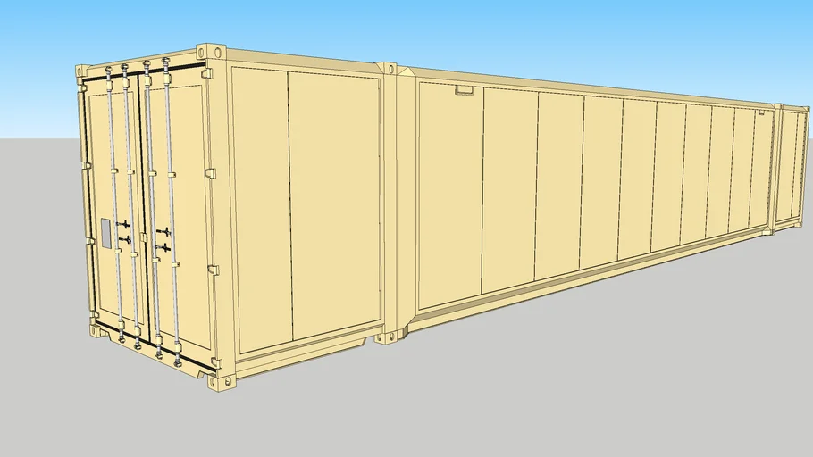 Reefer ver.B - 53ft High Cube Container | 3D Warehouse