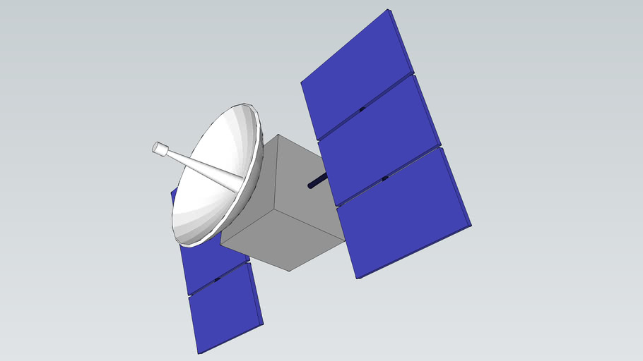simple satellite | 3D Warehouse