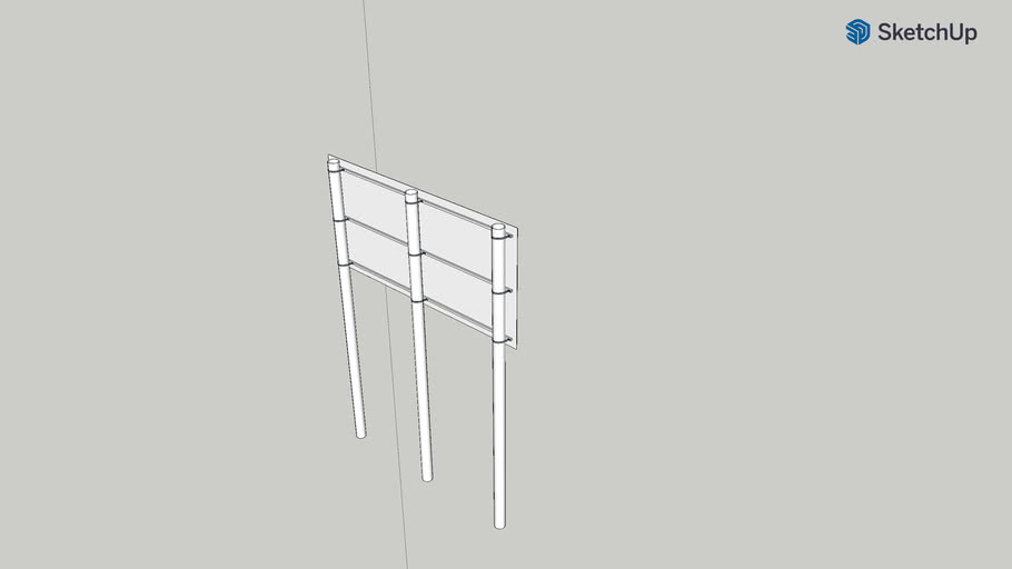 Stack Sign 3050x1500 | 3D Warehouse