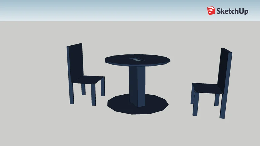 Table Set | 3D Warehouse
