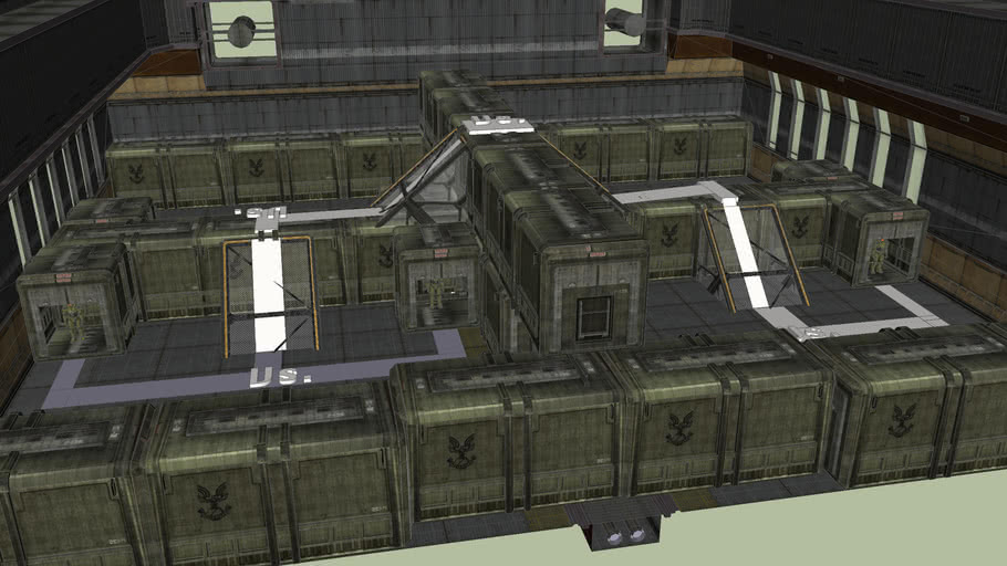 Halo 3 foundry map | 3D Warehouse