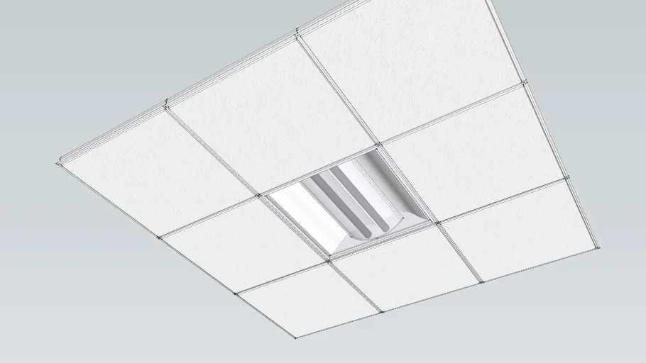 Ceiling Tiles with Lighting | 3D Warehouse