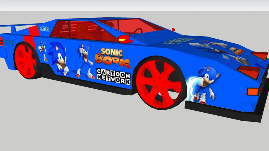 Sonic Boom Sonic The Hedgehog Car | 3D Warehouse