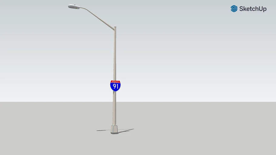 Freeway Interstate streetlight | 3D Warehouse