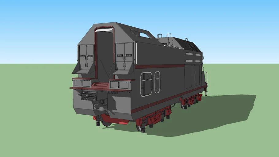 FD55 Locomotive Tender | 3D Warehouse