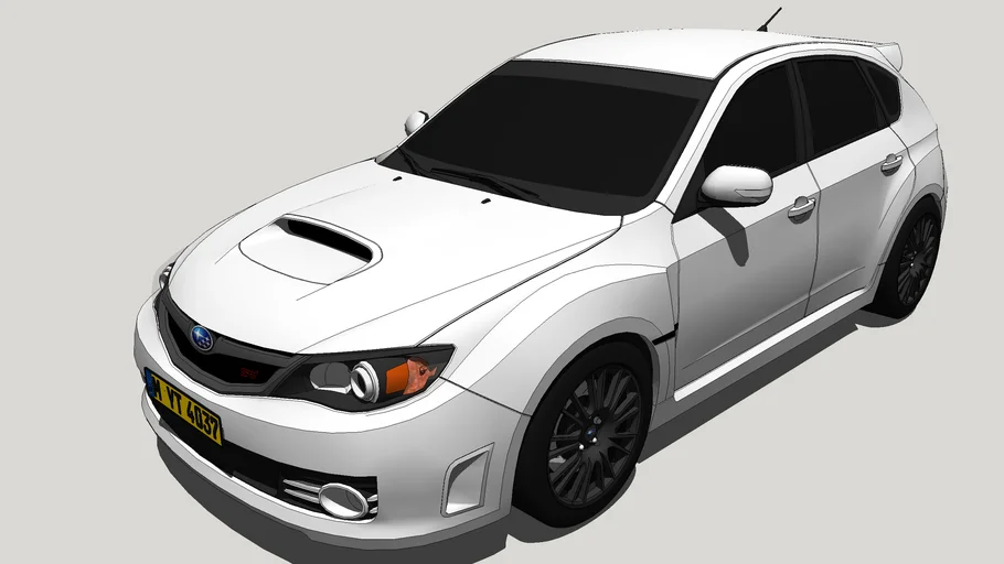 Subaru - Impreza STI 2011 Hatchback | 3D Warehouse