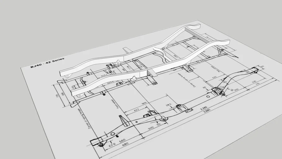 FJ40 CHASSIS | 3D Warehouse