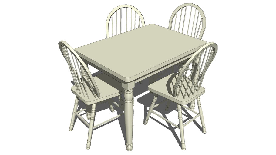 TableSet Wood | 3D Warehouse