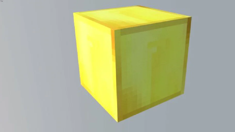 Minecraft cube id 41 | 3D Warehouse